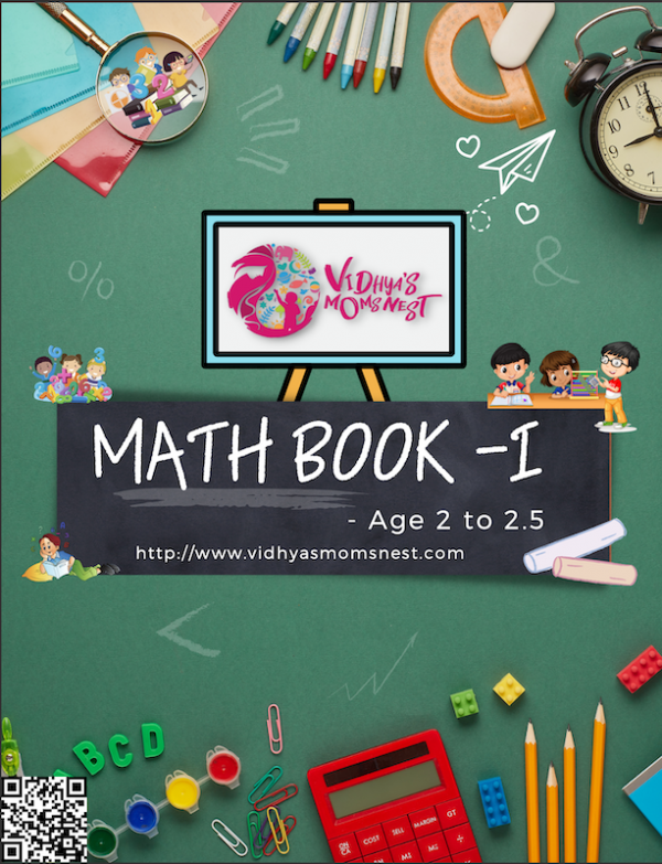 Math Book 1 - Vidhyas MomsNest
